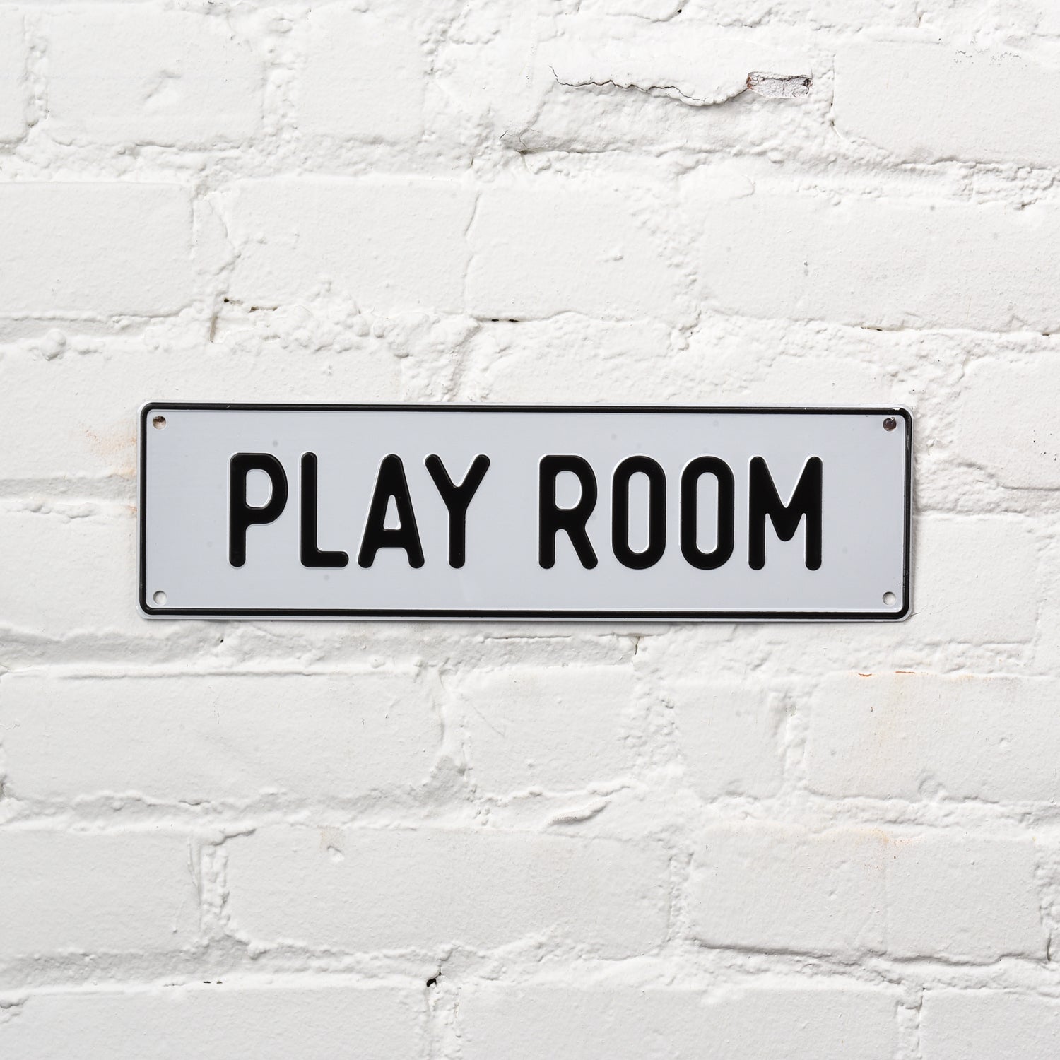 Play Room Aluminum Sign – crookedandspur