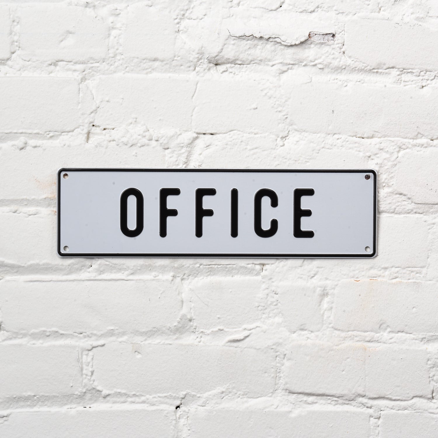 Office Aluminum Sign – crookedandspur