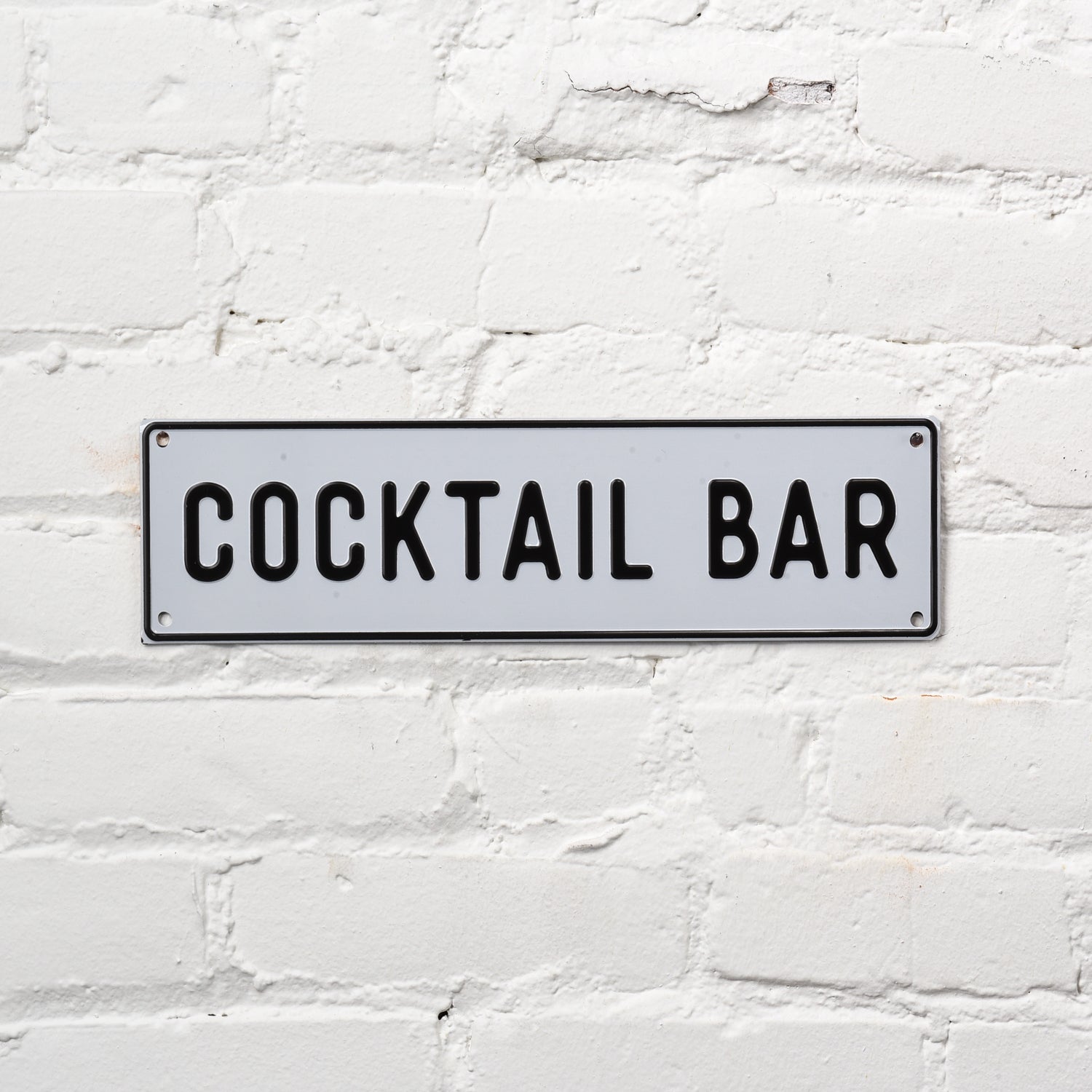 Cocktail Bar Aluminum Sign – crookedandspur
